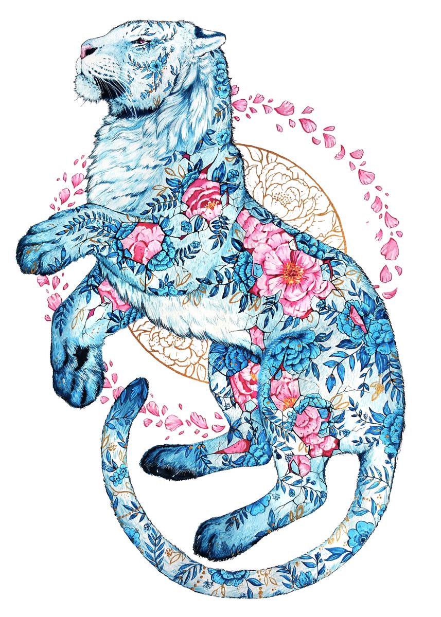 'Fragile' Poster, picture, metal print, paint by Jonna Hyttinen | Displate