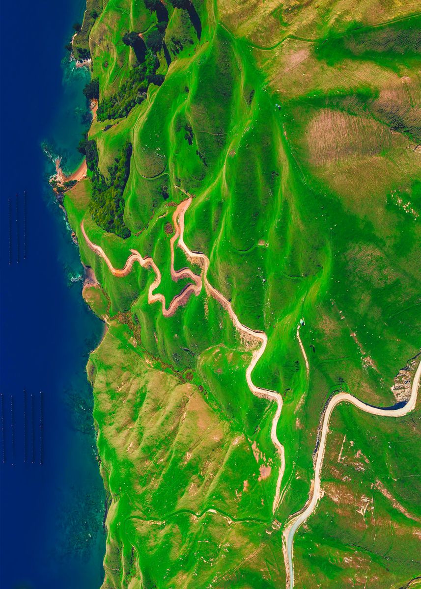 'World From Above' Poster, picture, metal print, paint by Stunning ...