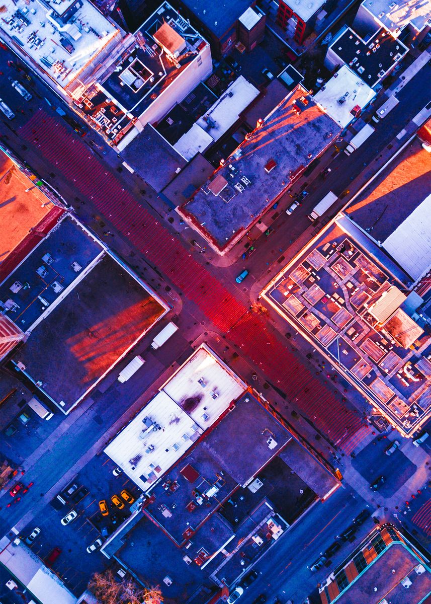 'World From Above' Poster by Stunning Wallpapers | Displate