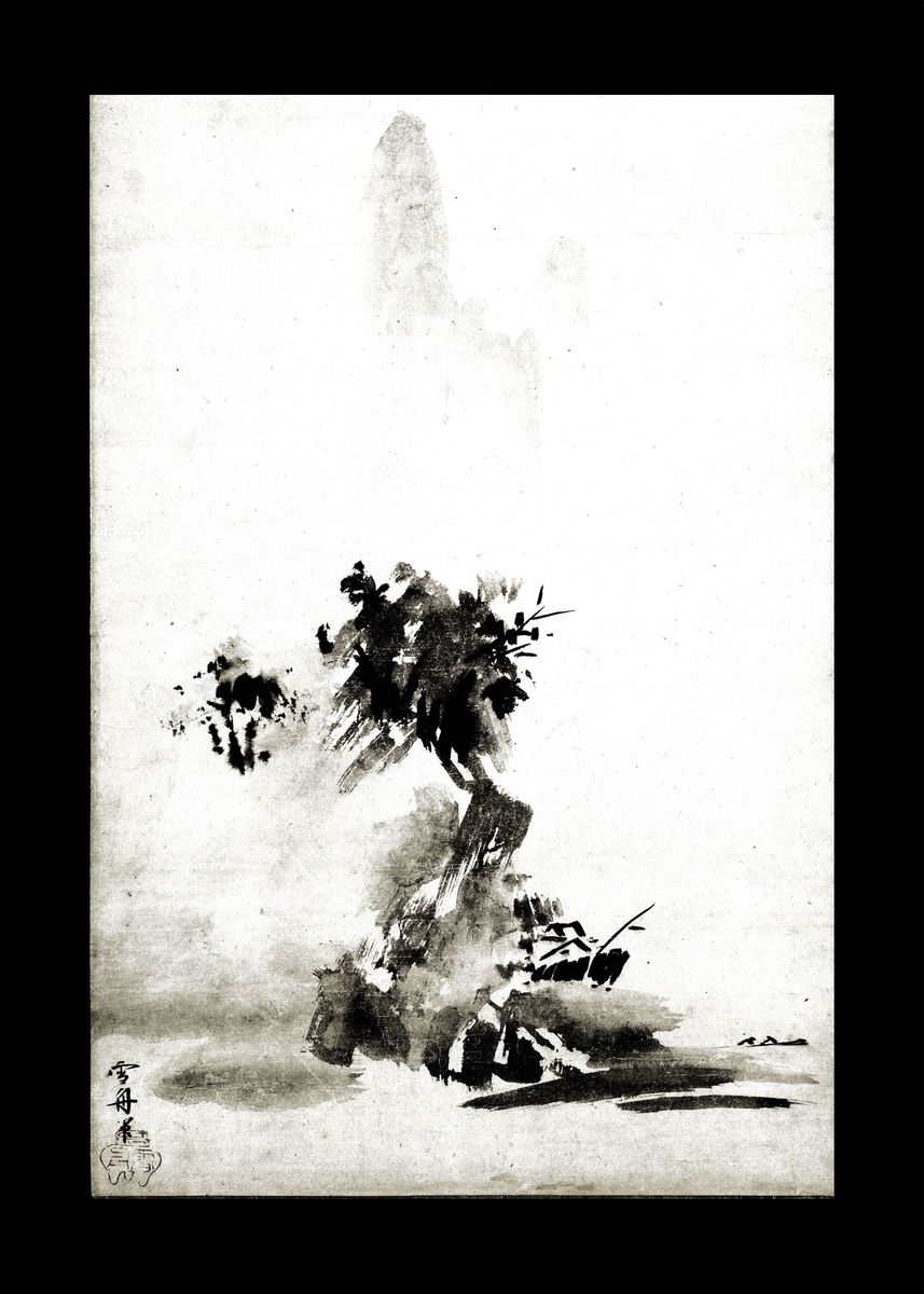'SANSUI ZEN BUDDHIST' Poster, picture, metal print, paint by Drama ...