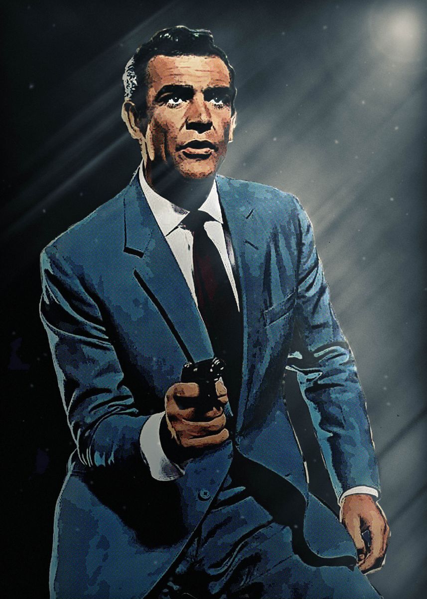 'Sean Connery action' Poster by The Poster | Displate