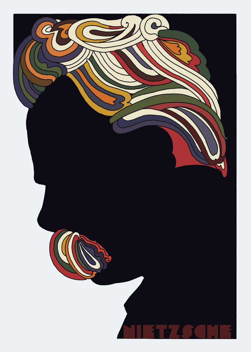 'Nietzsche' Poster by Gustavo Rinaldi | Displate