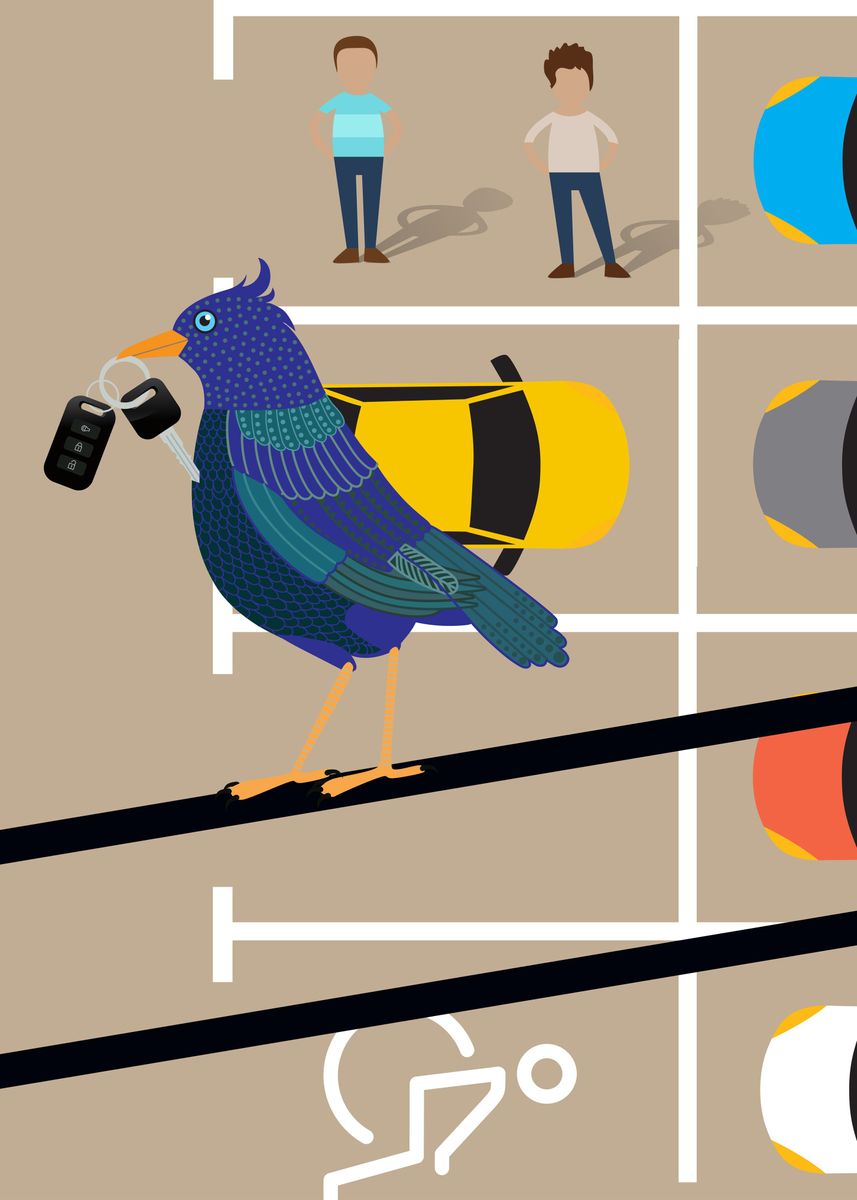 'Thief' Poster by Michal Eyal | Displate