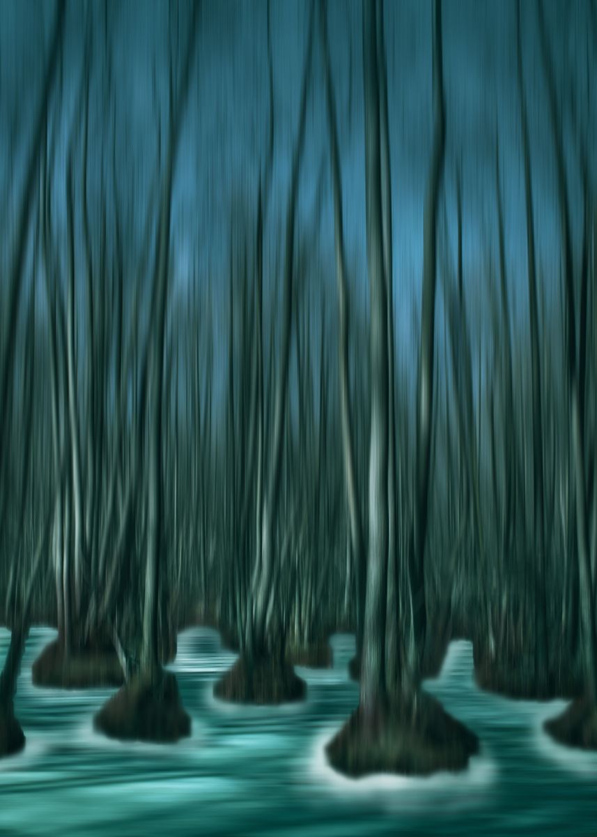 'Mystic Swamp' Poster by Pat Dego | Displate