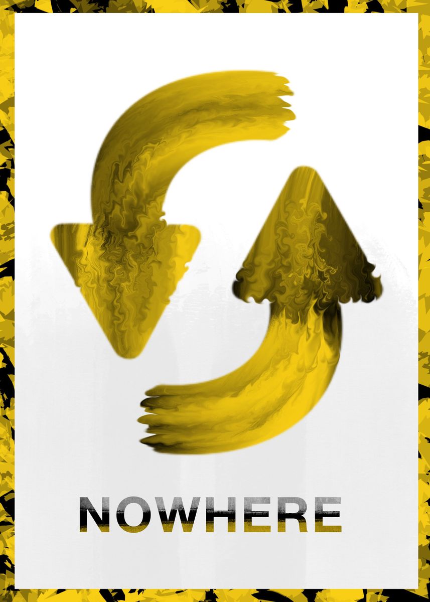'Nowhere' Poster, picture, metal print, paint by Quintin Watkins | Displate