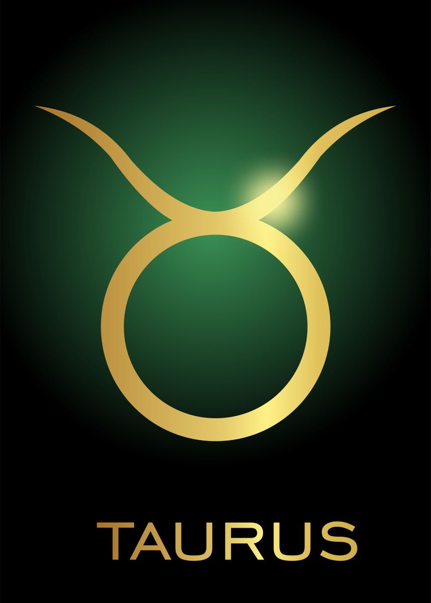 'TAURUS' Poster, picture, metal print, paint by The Exlucive | Displate