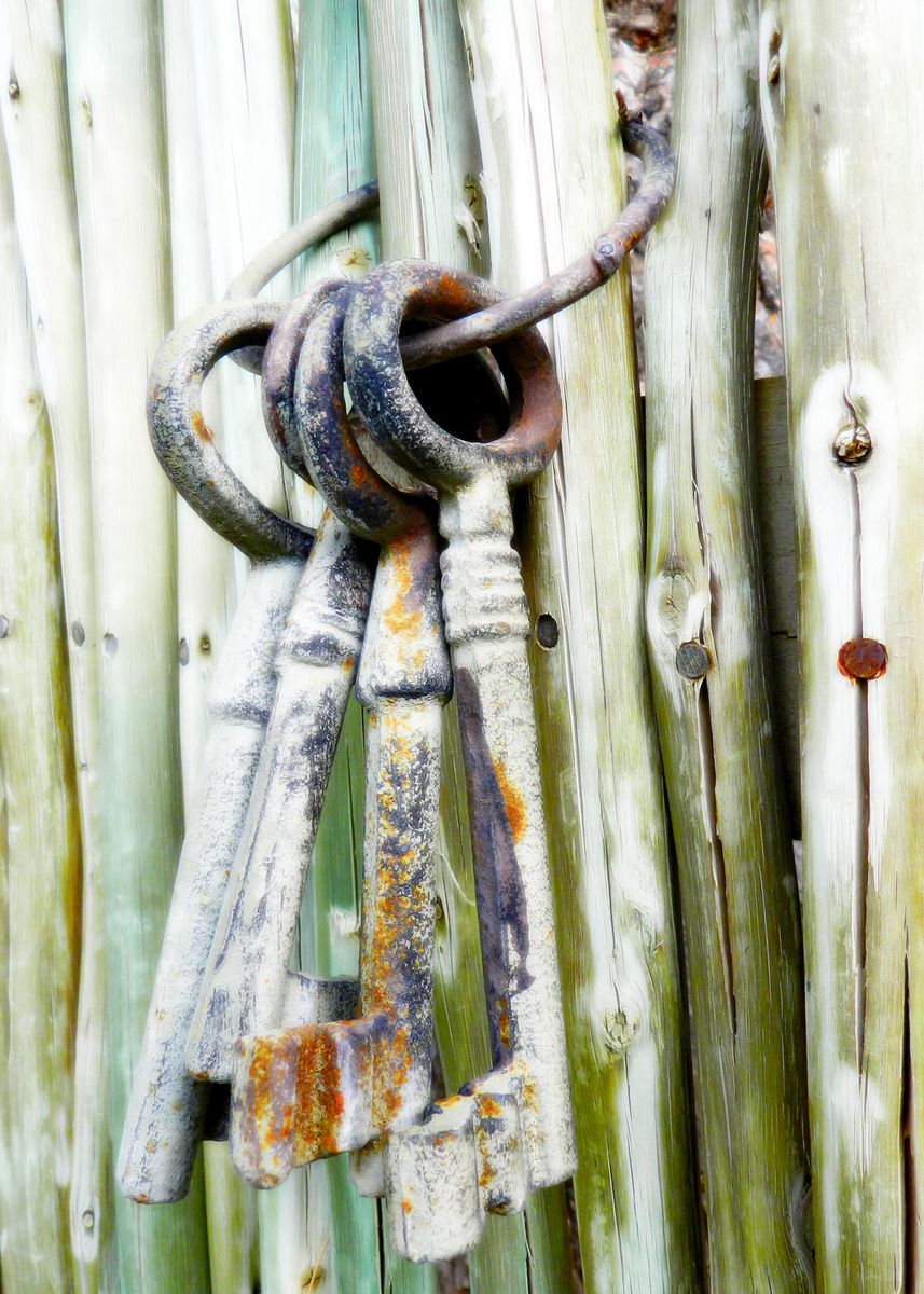 'Rusted keys' Poster by Charel Bezuidenhout | Displate
