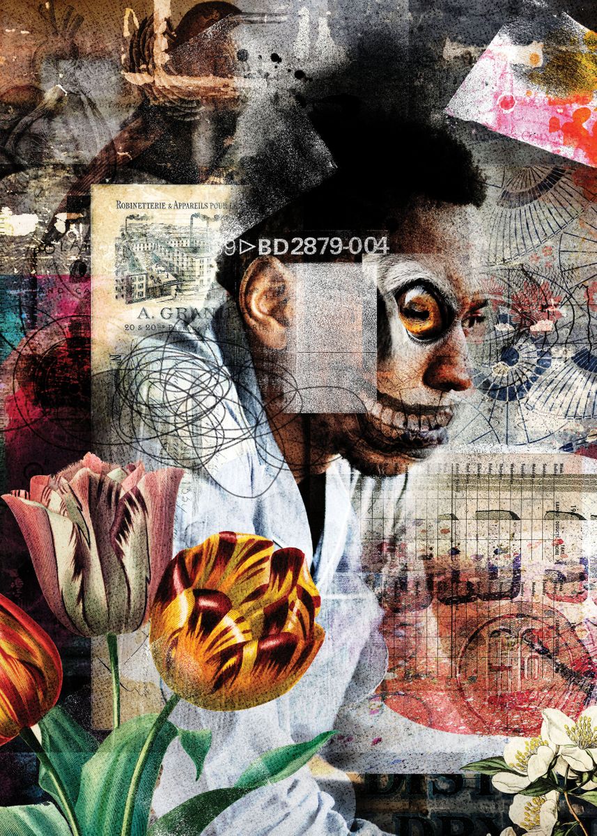 'The Thinker' Poster, picture, metal print, paint by Giles Lord | Displate