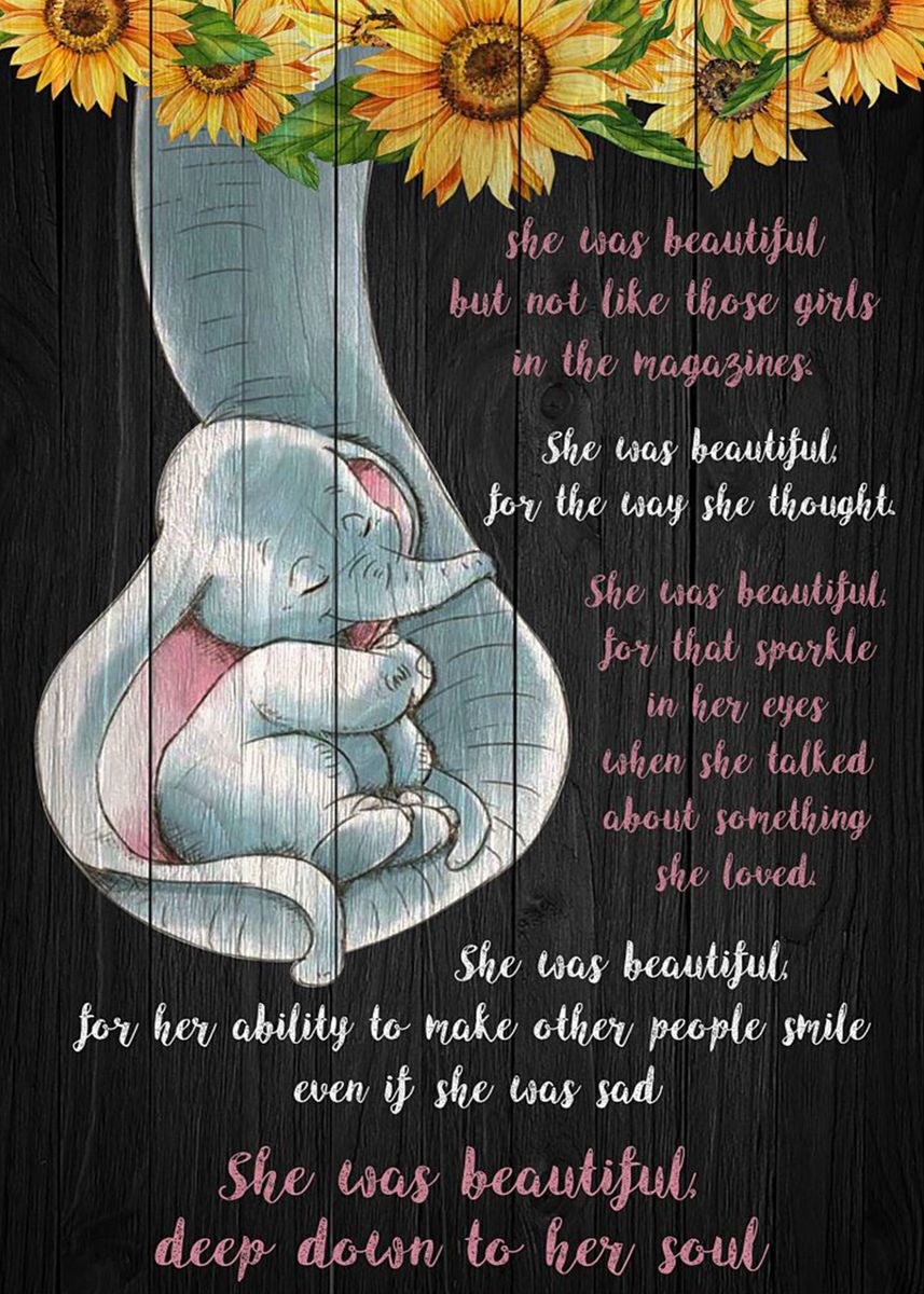 'SHE WAS BEAUTIFUL' Poster, picture, metal print, paint by KI RU | Displate