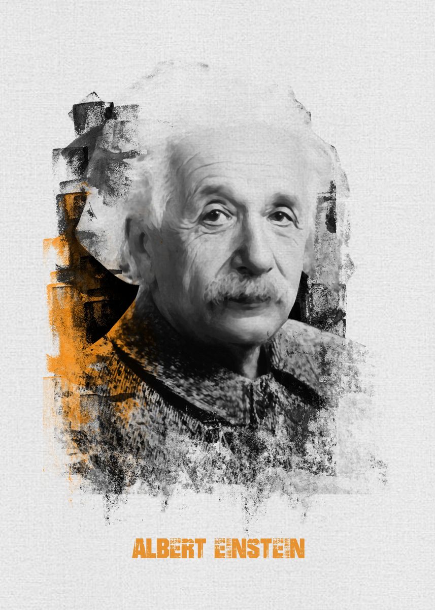 'Albert Einstein' Poster, picture, metal print, paint by jaka juki ...