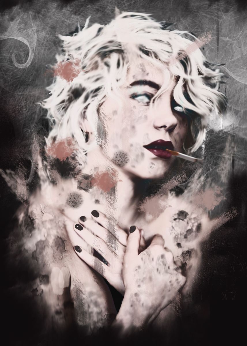 'Calma' Poster, picture, metal print, paint by Charles Cano | Displate