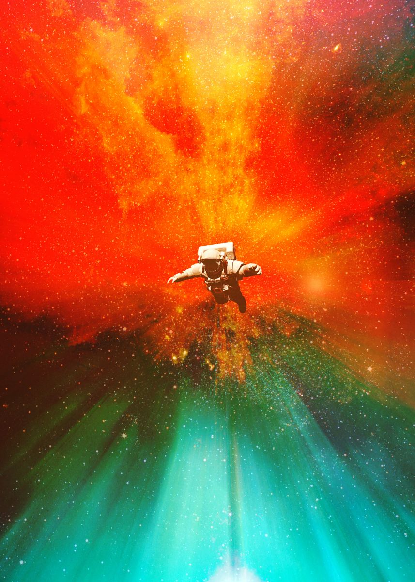 'Stranded' Poster, picture, metal print, paint by Fran Rodríguez | Displate