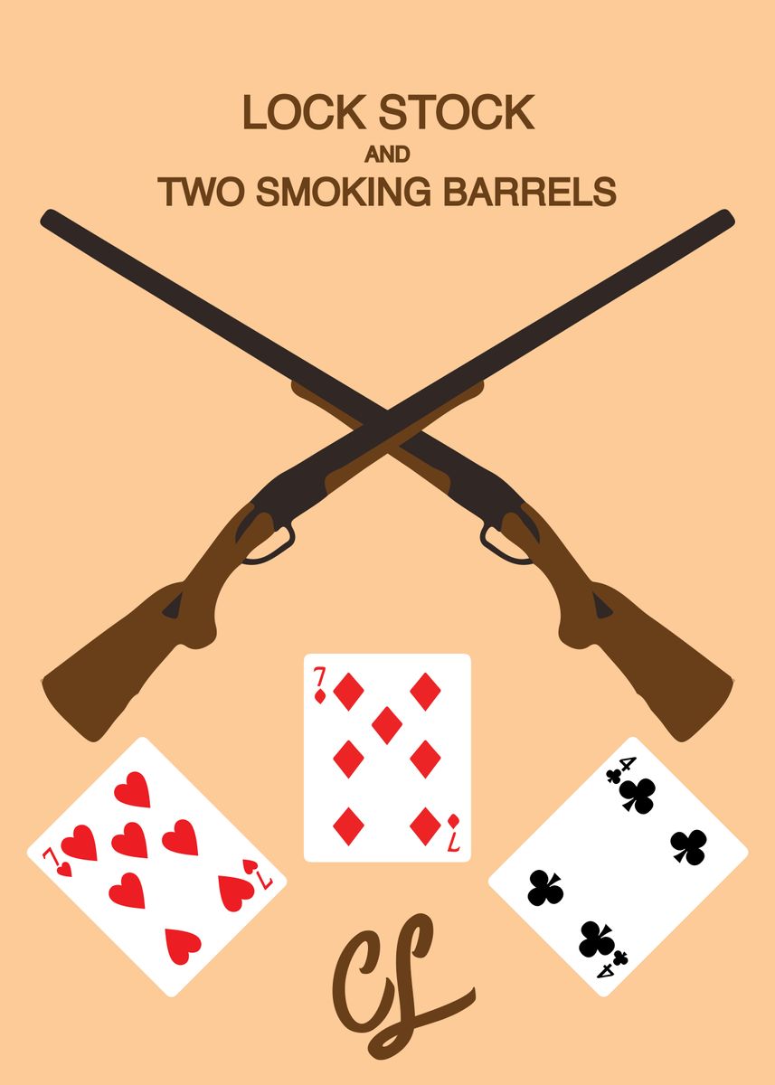 ' Lock Stock' Poster, picture, metal print, paint by Lincoln | Displate