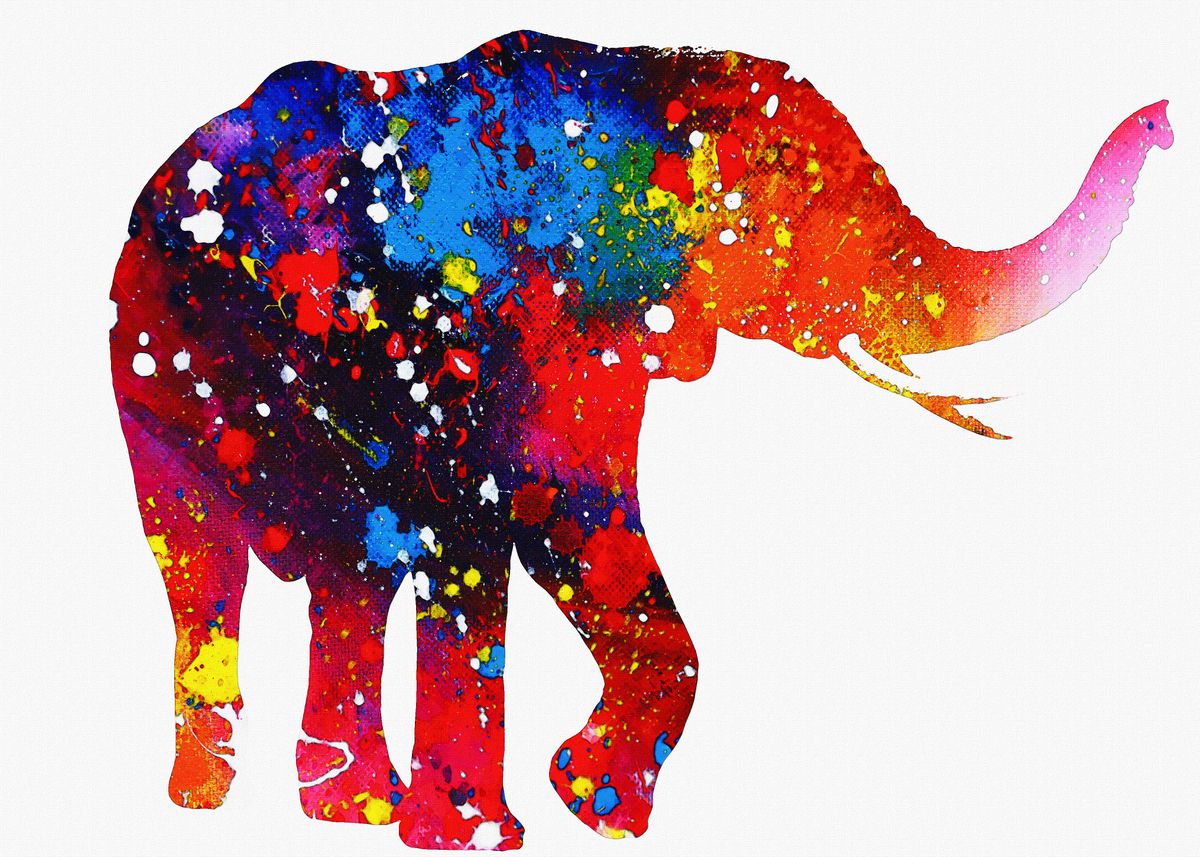 'Elephant' Poster by Aurora art work | Displate