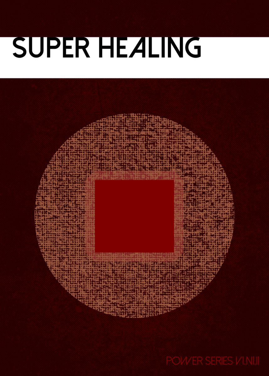 'Super Healing' Poster, picture, metal print, paint by StarkCade | Displate