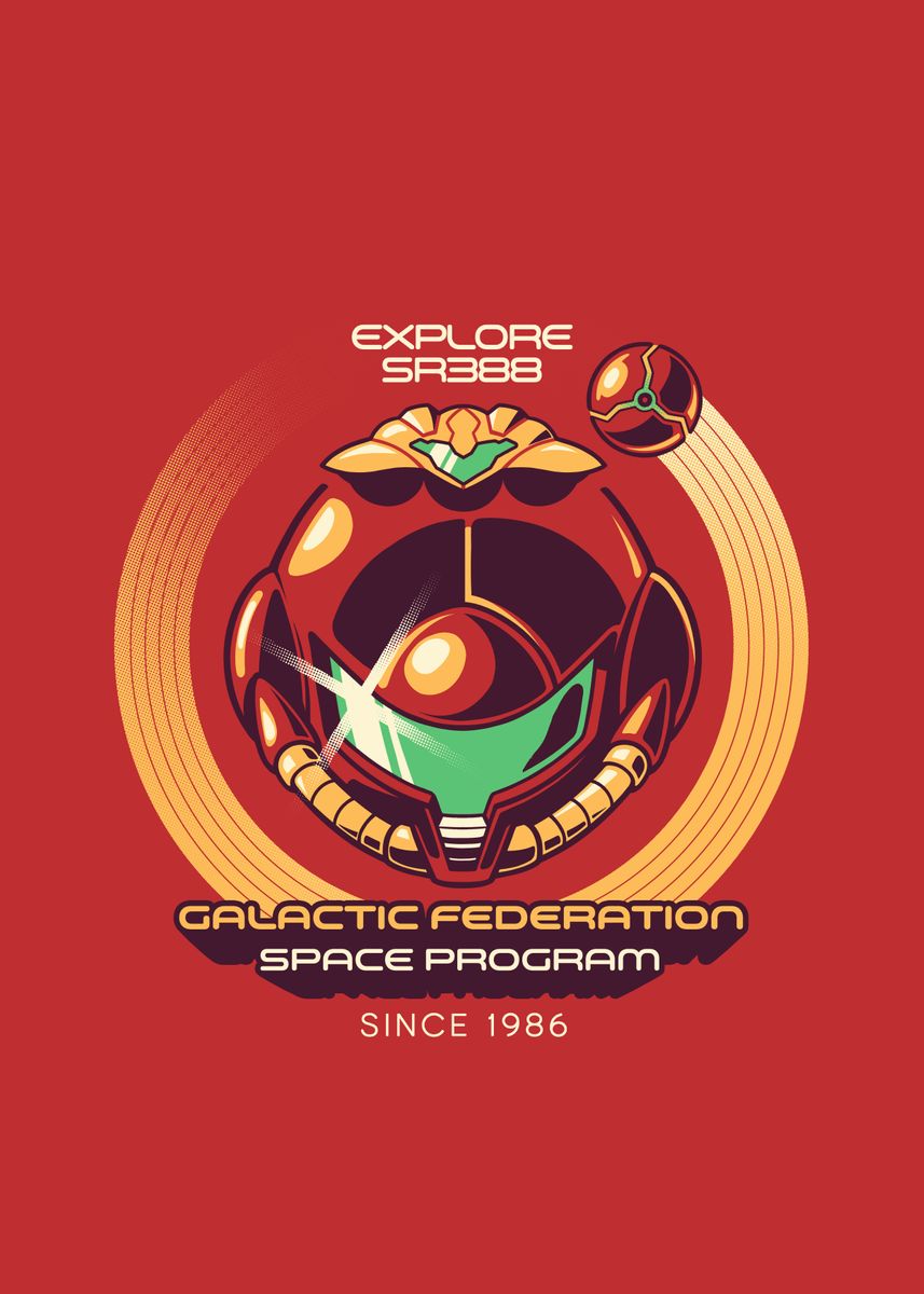 'GALACTIC FEDERATION' Poster, picture, metal print, paint by Ilustrata ...