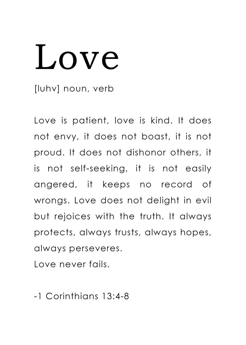 'Love definition' Poster, picture, metal print, paint by Tiny Seed ...