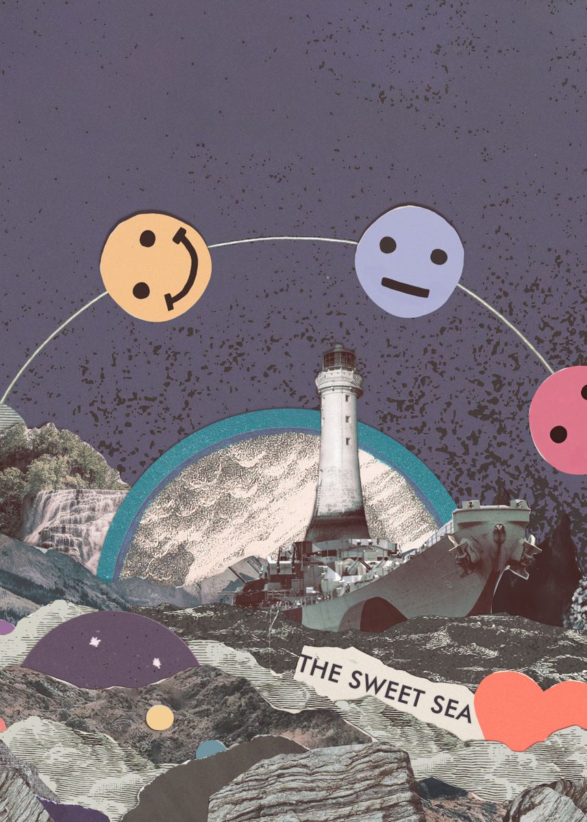 'The Sweet Sea' Poster, picture, metal print, paint by Quatricise ...