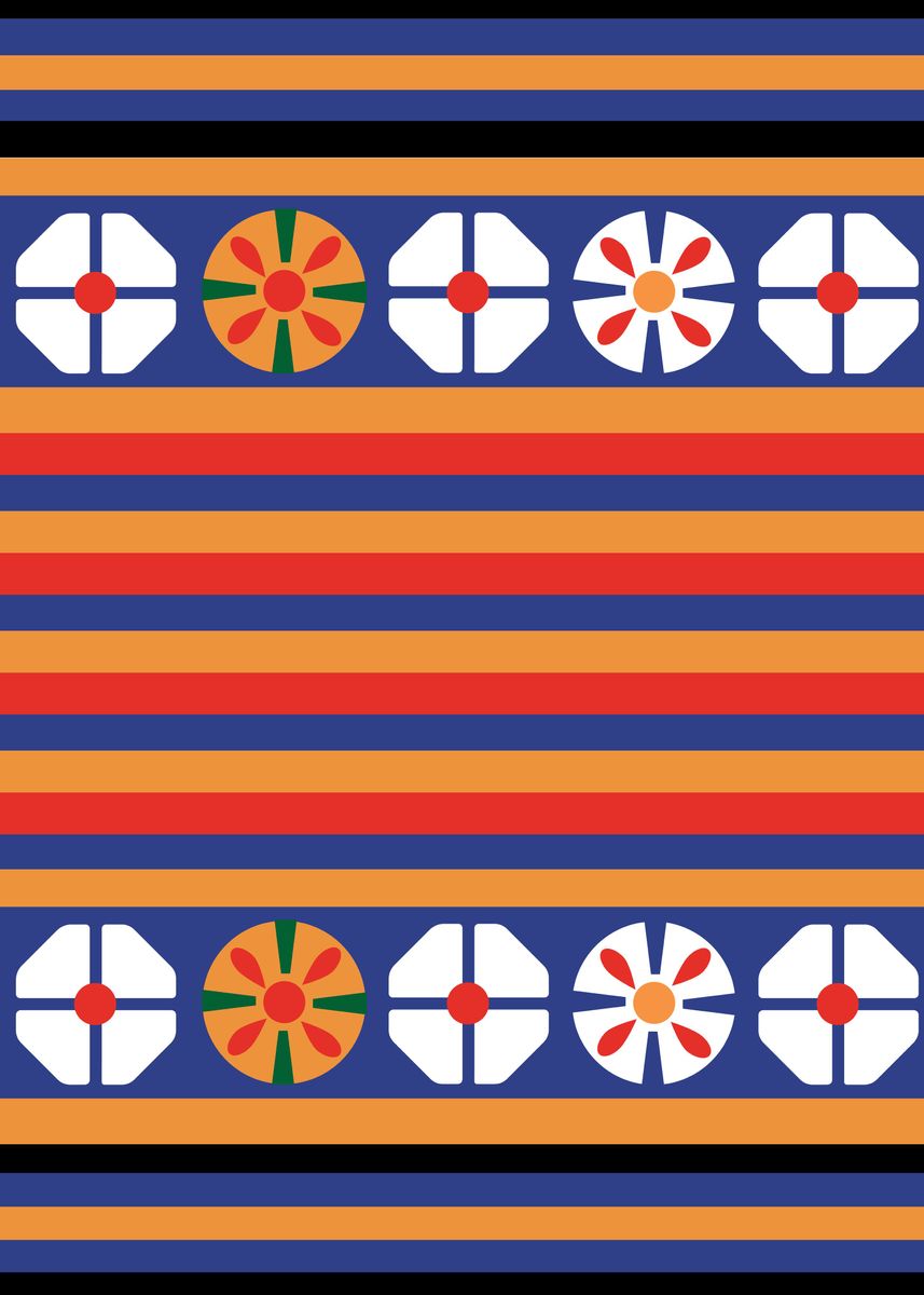 'egyptian pattern' Poster, picture, metal print, paint by Basma Elsayed ...