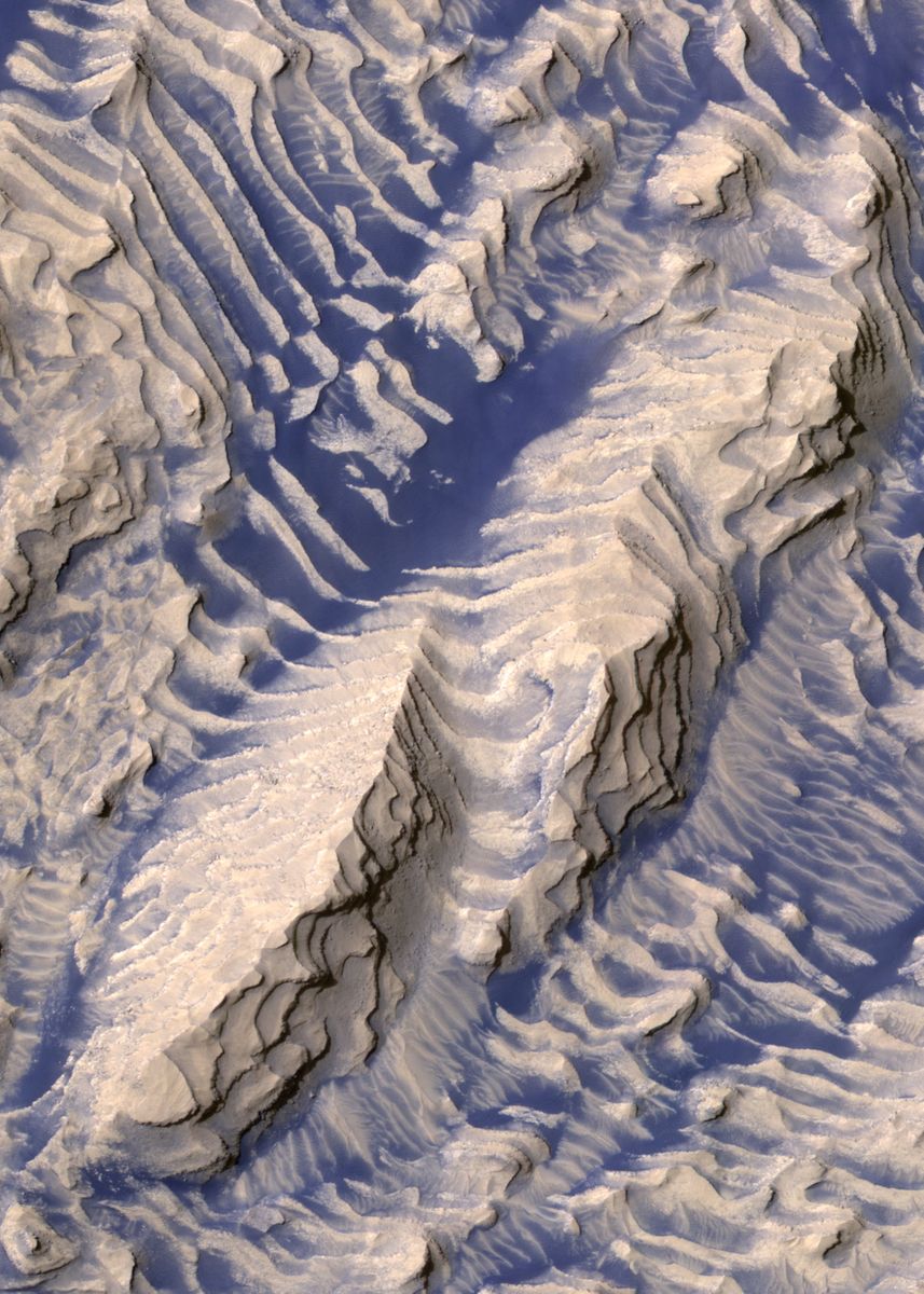 'Mars Layers in Danielson' Poster, picture, metal print, paint by Smart ...