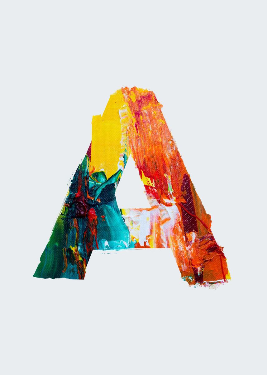 'Letter A' Poster by Peter Green | Displate