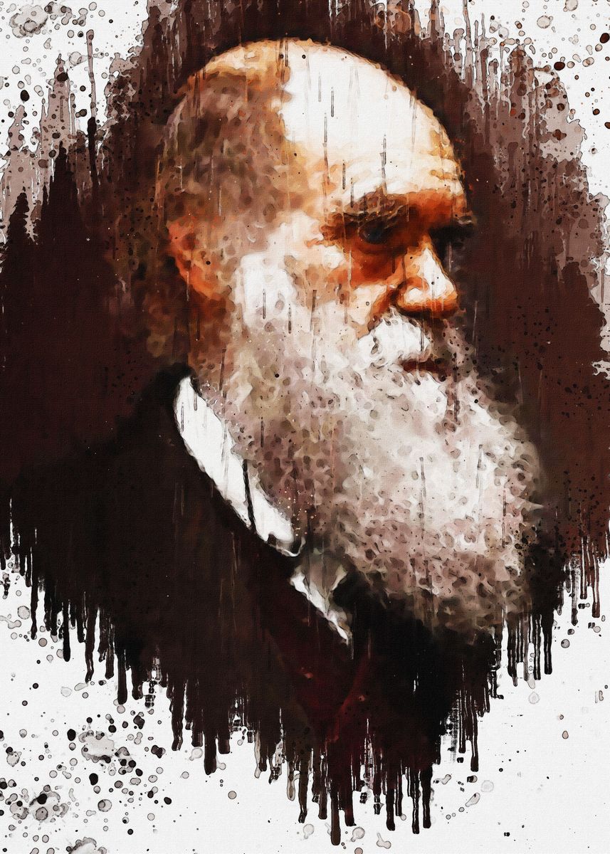 'Charles Darwin' Poster, picture, metal print, paint by The Poster ...