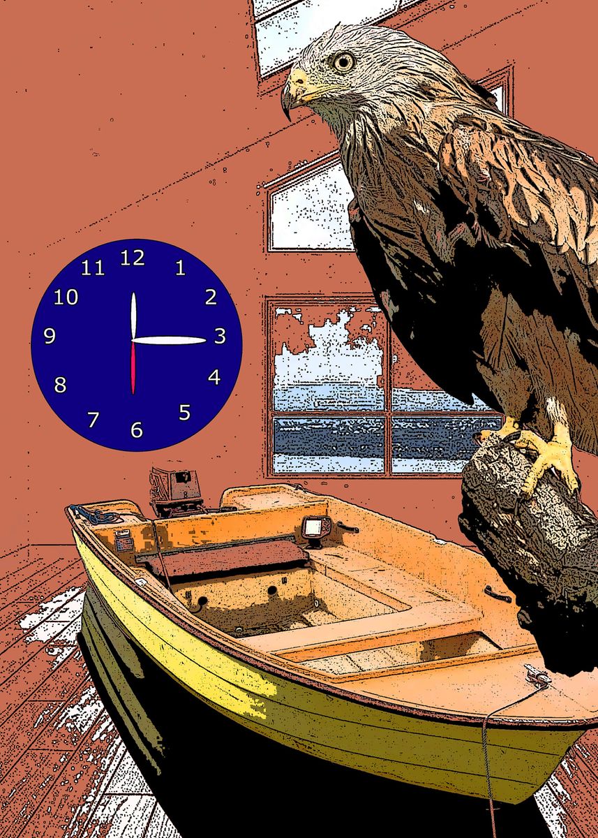 'Time Flies' Poster, picture, metal print, paint by Jeffery Richards ...