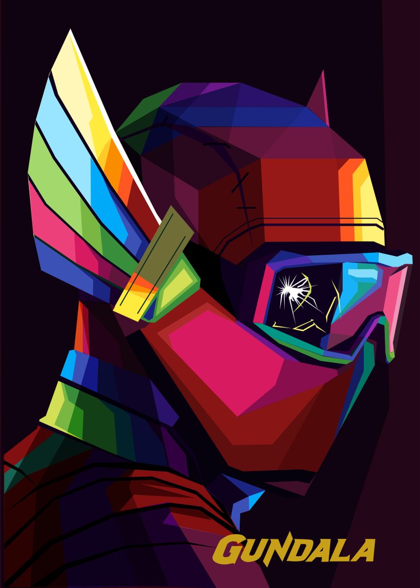 'Gundala Pop Art Poster' Poster, picture, metal print, paint by Ergy ...