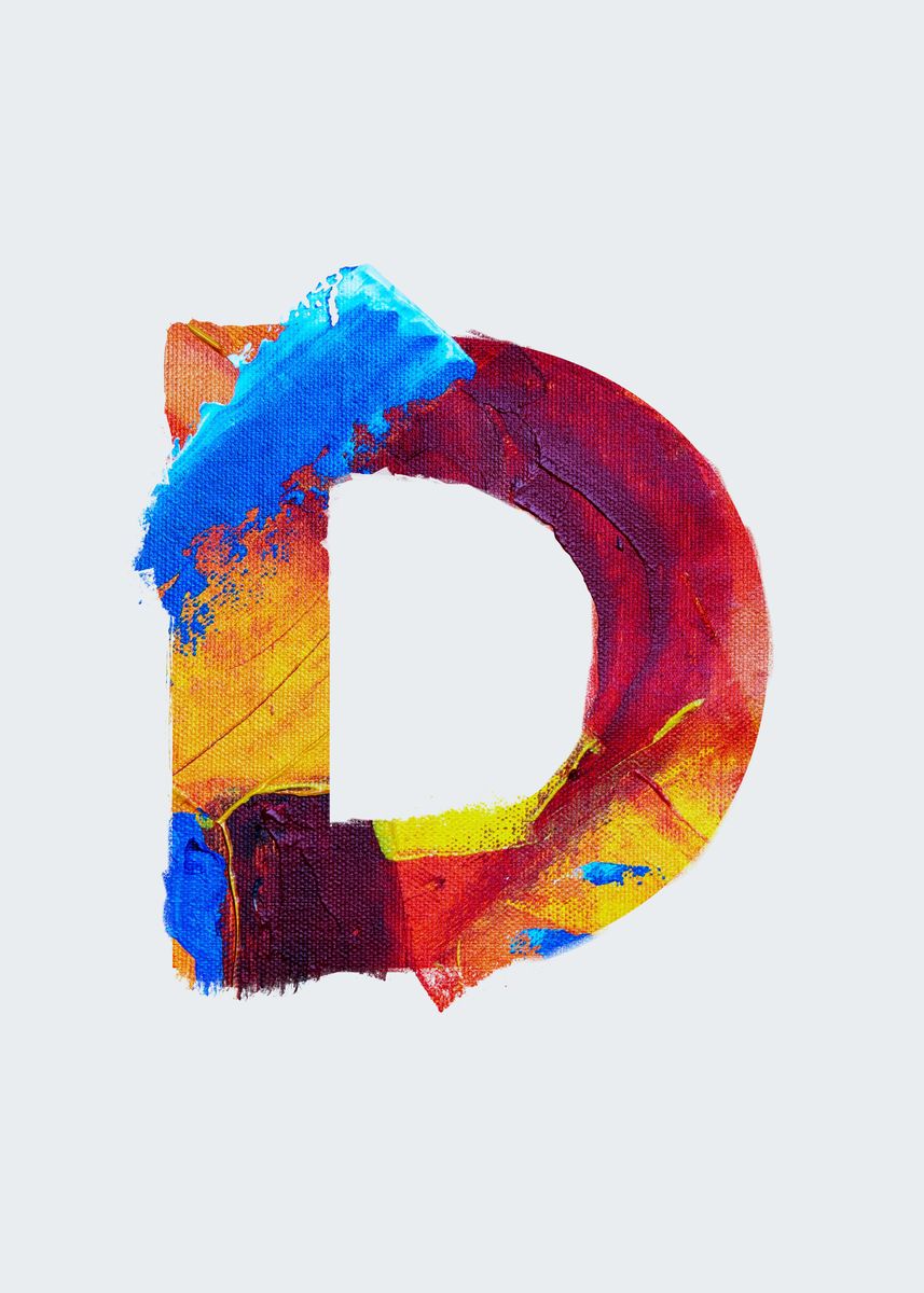 'Letter D' Poster by Peter Green | Displate