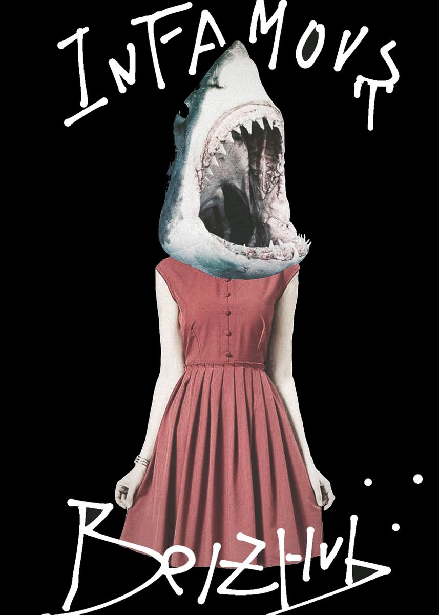 'Infamous' Poster, picture, metal print, paint by Belzhub | Displate