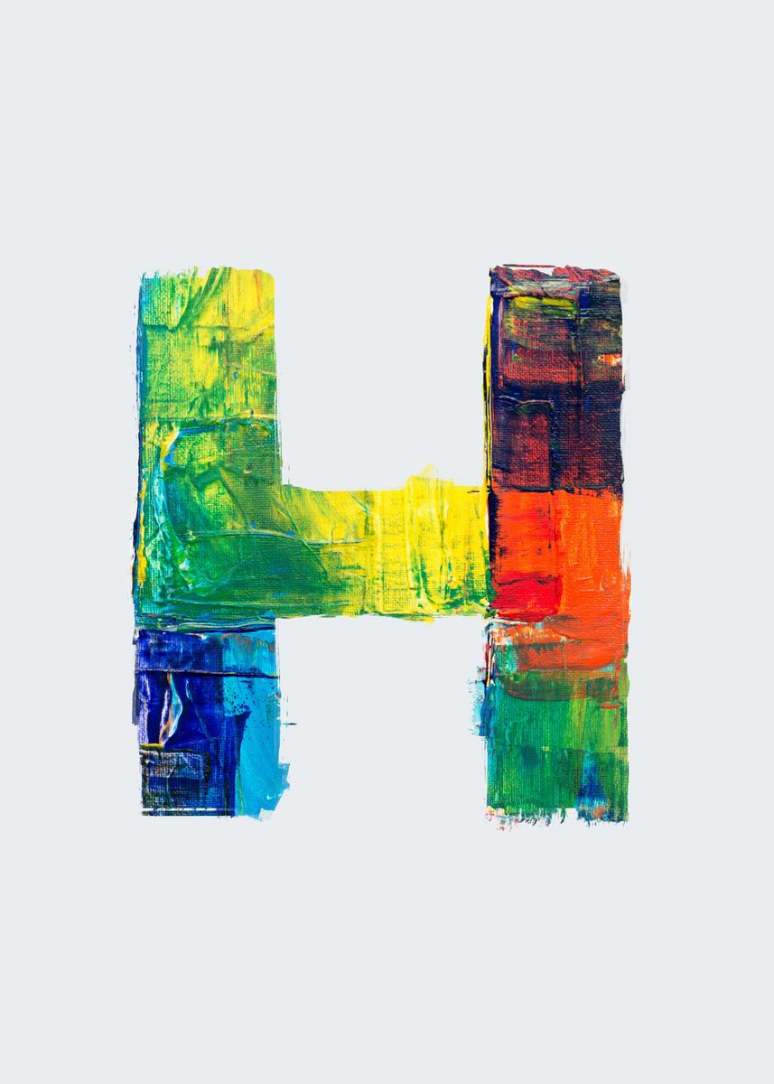 'Letter H' Poster by Peter Green | Displate