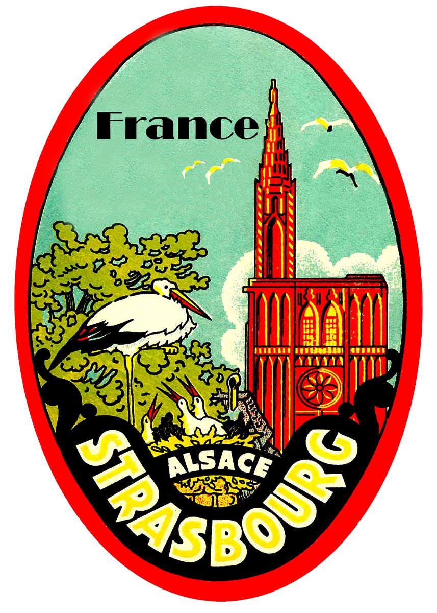 'Strasbourg Cathedral' Poster, picture, metal print, paint by Long Shot ...