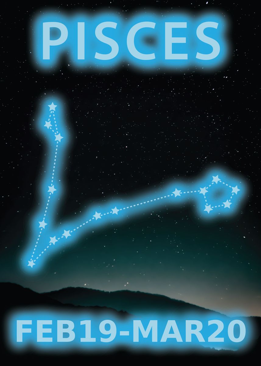 'Pisces' Poster by Aaron Shutt | Displate