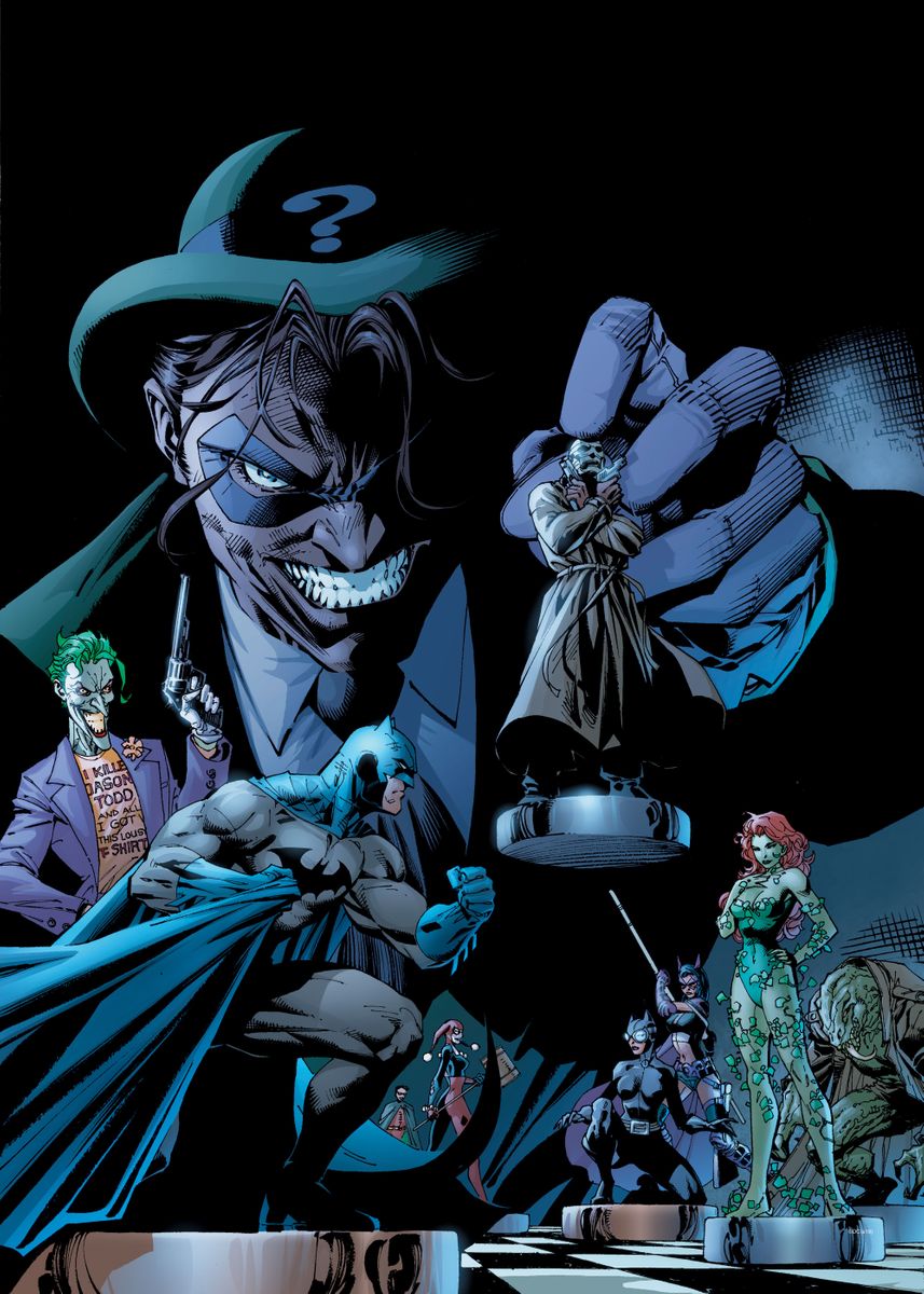 'Let the game begin' Poster, picture, metal print, paint by DC Comics ...