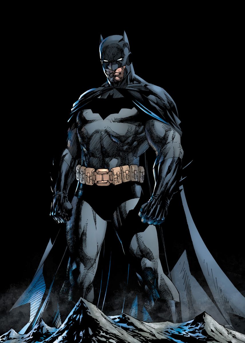 'Batman' Poster, picture, metal print, paint by DC Comics | Displate
