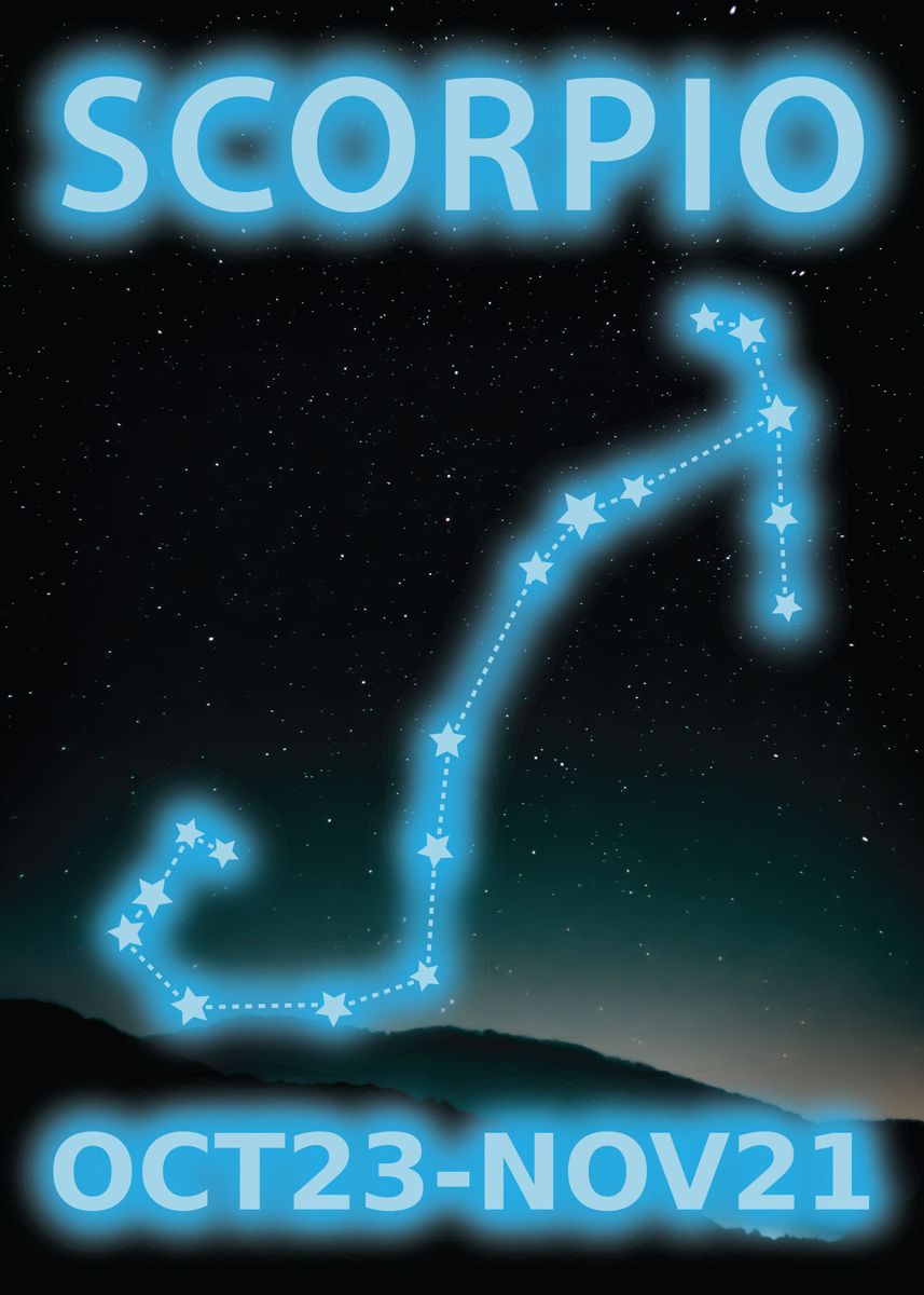 'Scorpio' Poster by Aaron Shutt | Displate