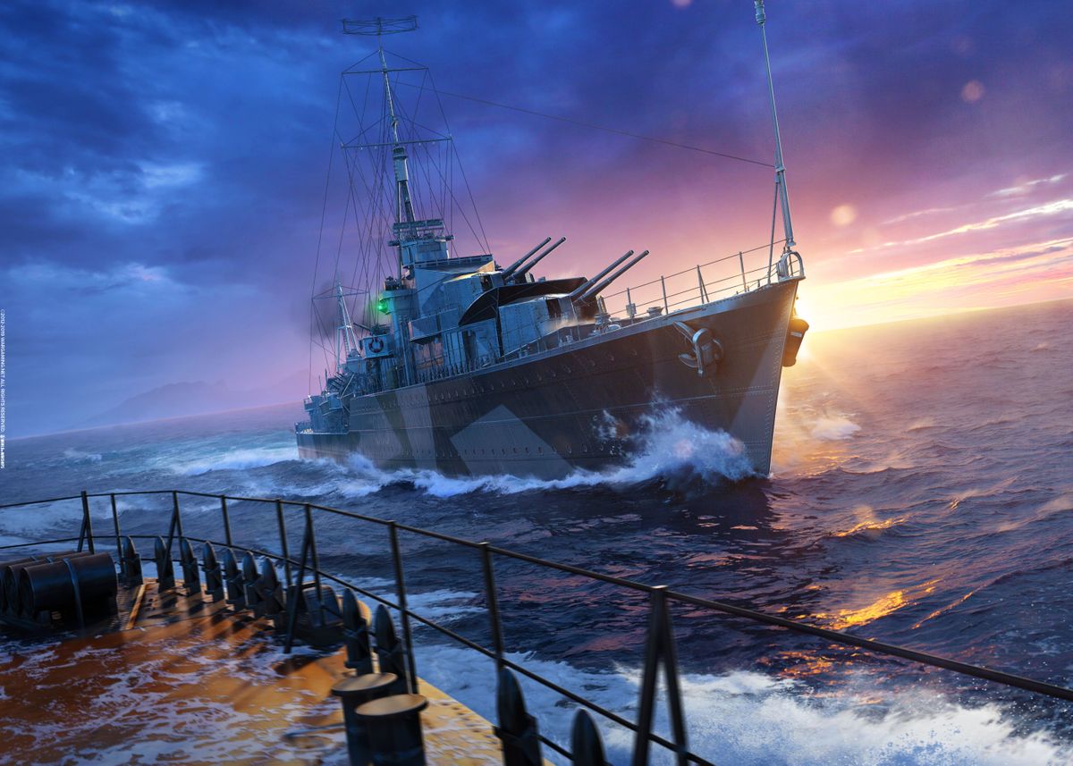 'HMS Cossack' Poster by World of Warships | Displate