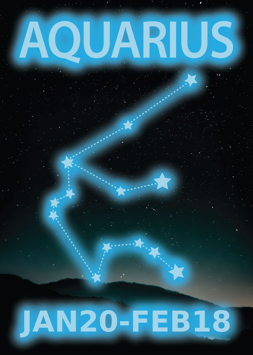 'Aquarius' Poster by Aaron Shutt | Displate