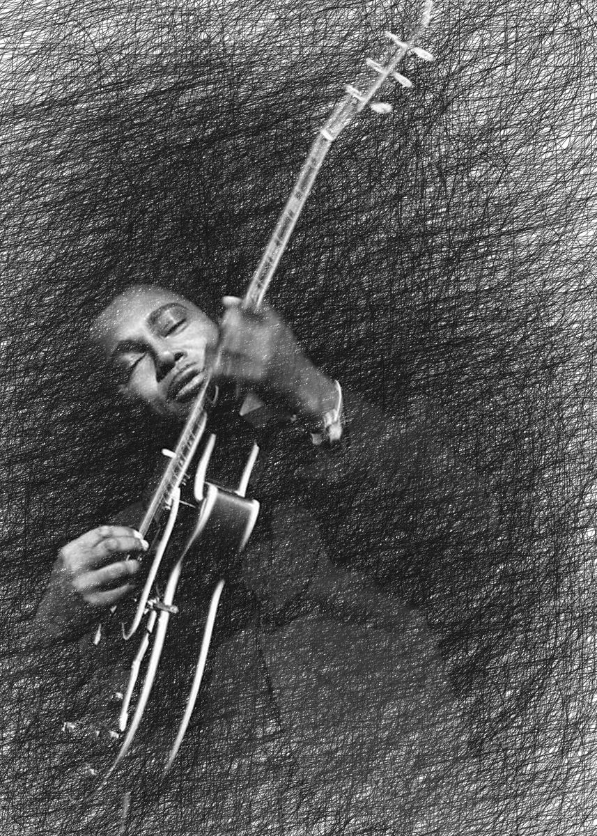 'george benson' Poster by Raihan Mubarok | Displate