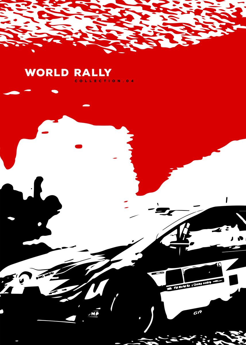 'World Rally 004' Poster by Przemysław Kosiński | Displate