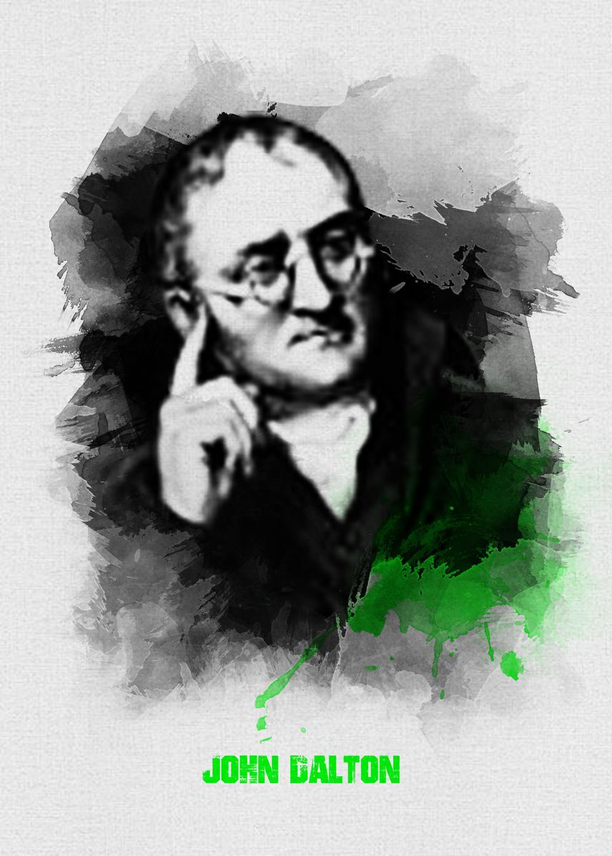 'John Dalton' Poster, picture, metal print, paint by jaka juki | Displate