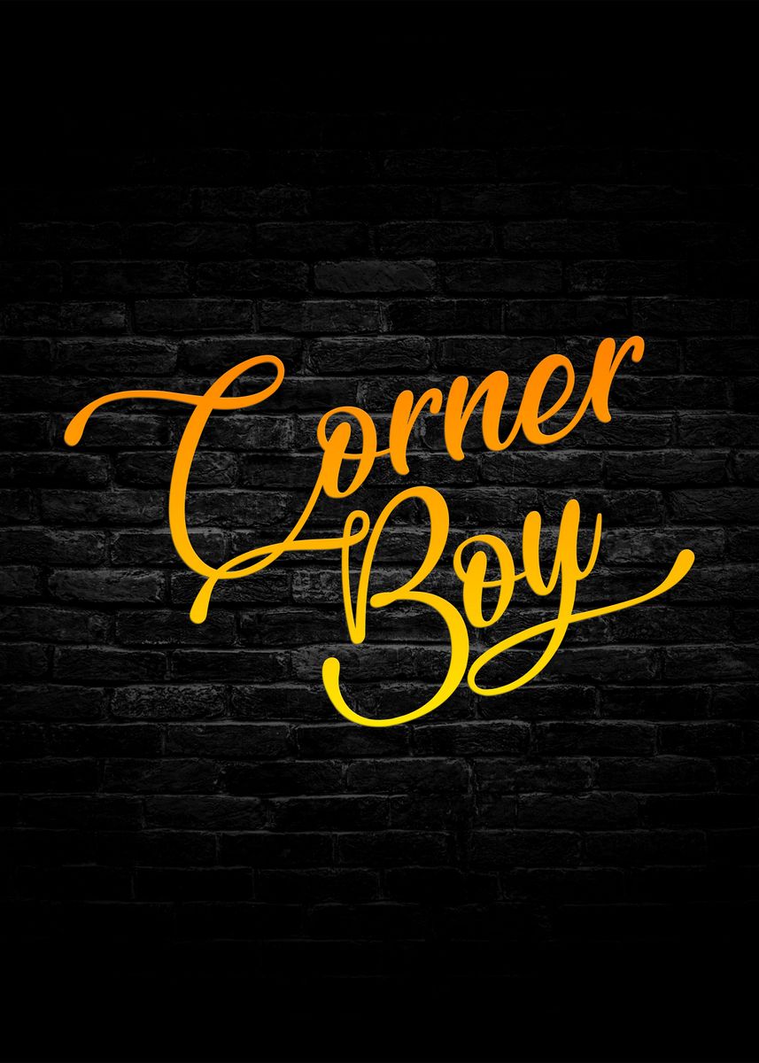 'Corner Boy' Poster, picture, metal print, paint by Graphix | Displate