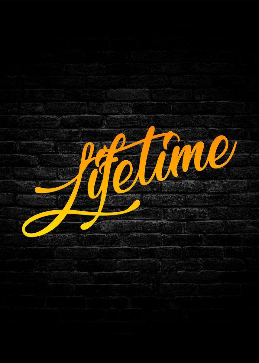 'Lifetime' Poster, picture, metal print, paint by Graphix | Displate