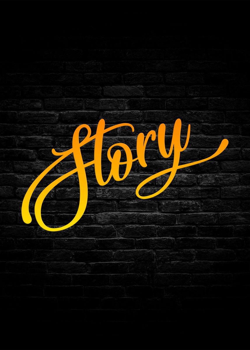 'Story' Poster, picture, metal print, paint by Graphix | Displate