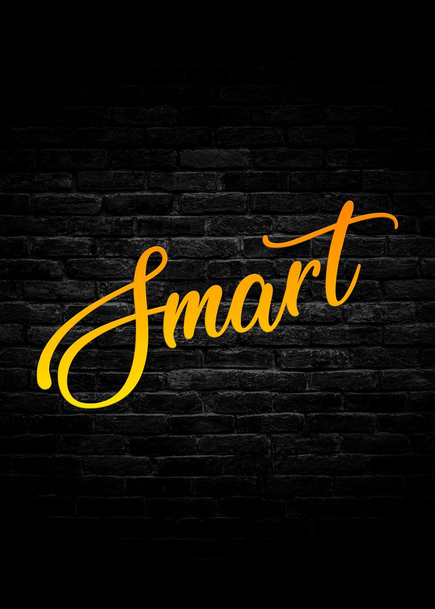 'Smart' Poster by Graphix | Displate