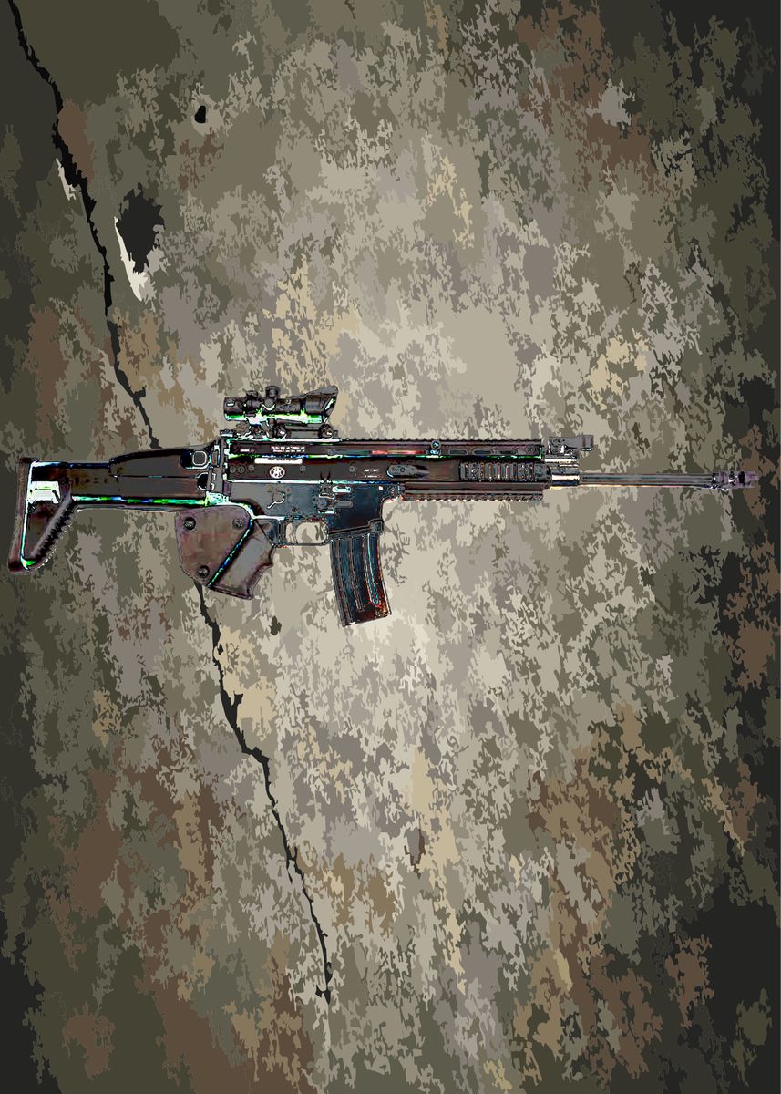 'scar ' Poster, picture, metal print, paint by Thogi Gio | Displate