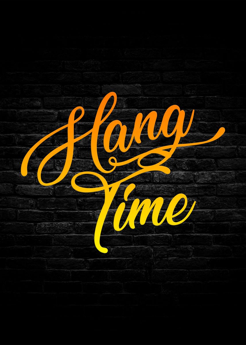 'Hang Time' Poster, picture, metal print, paint by Graphix | Displate