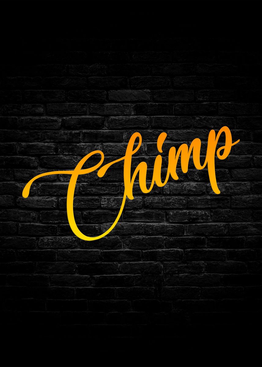 'Chimp' Poster by Graphix | Displate