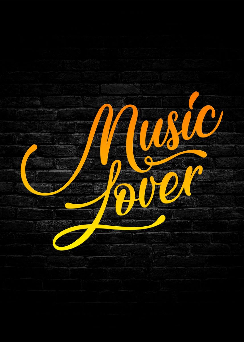 'Music Lover' Poster by Graphix | Displate