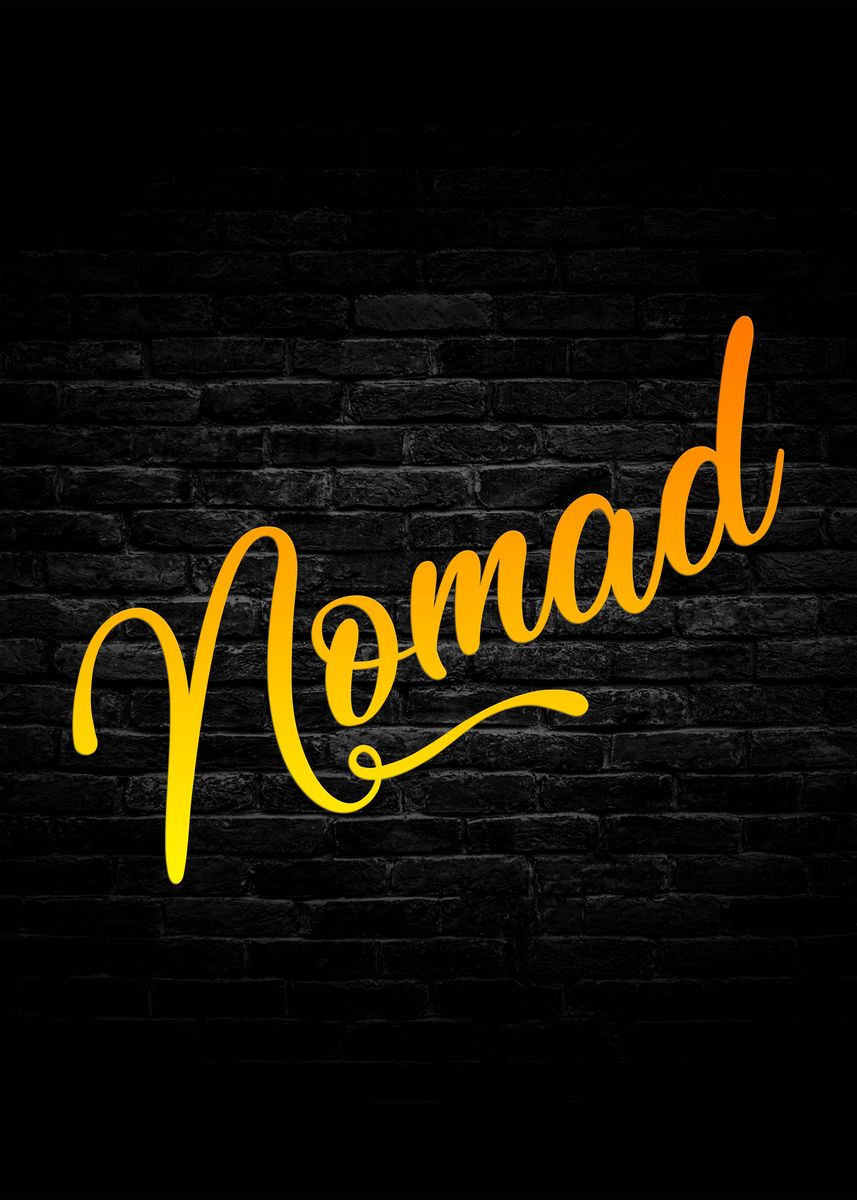 'Nomad' Poster, picture, metal print, paint by Graphix | Displate